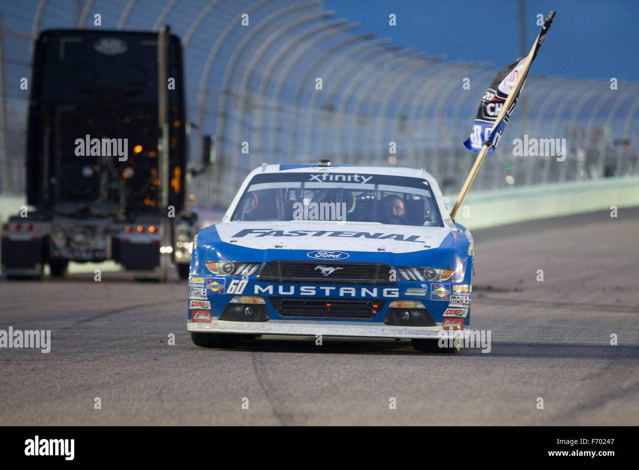 Homestead, Florida, USA. 21st Nov, 2015. Chris Buescher (60) wins the ...