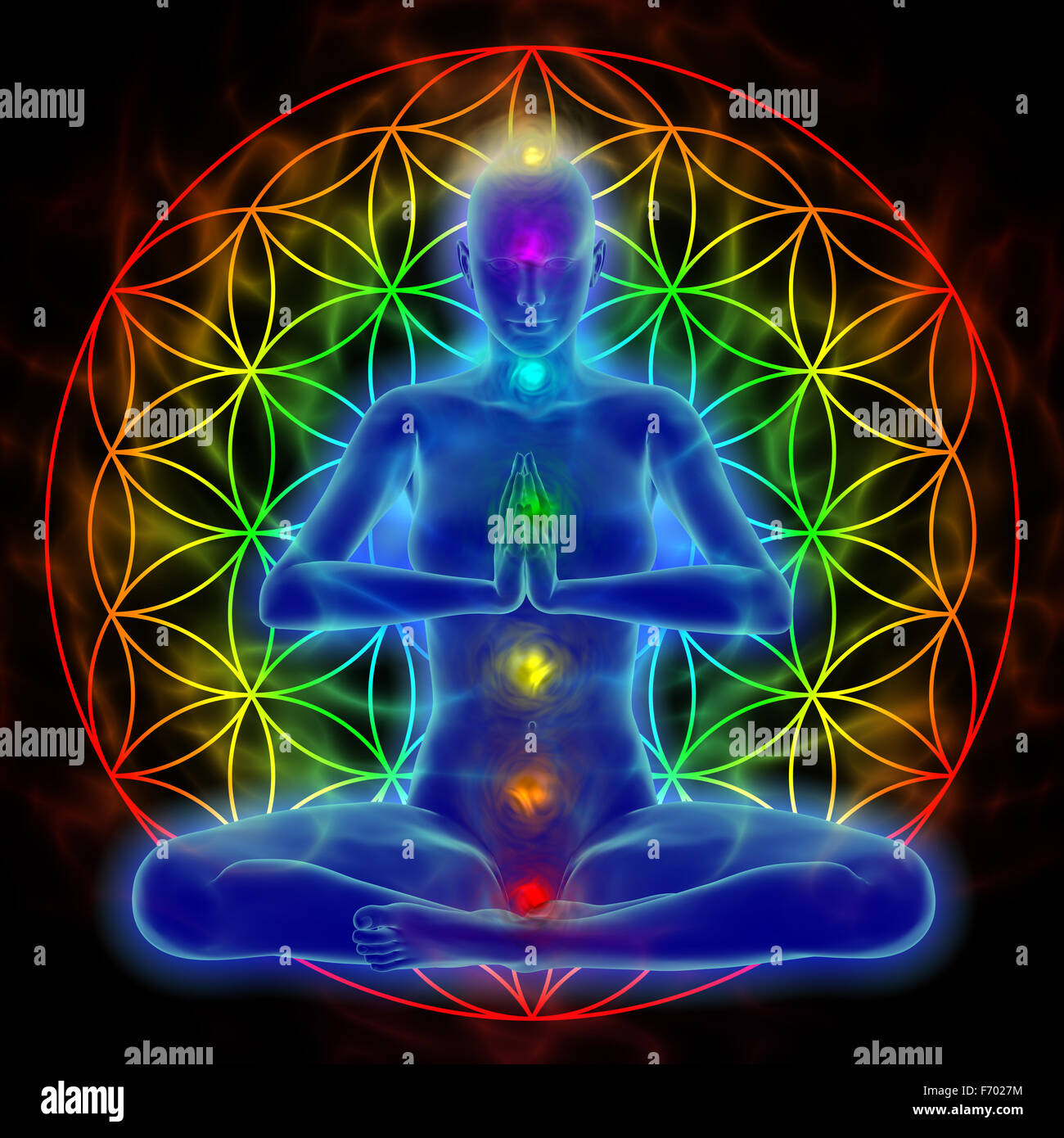 Flower of life chakra hi-res stock photography and images - Alamy