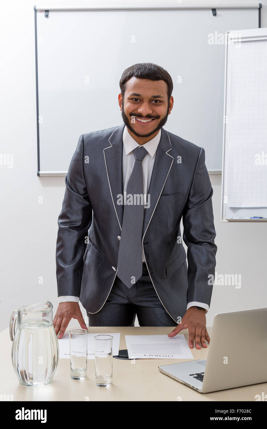 Successful manager in his office Stock Photo - Alamy