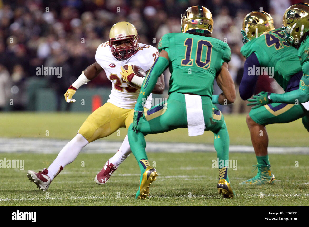 Fenway Park, Massachusetts, USA. 21st November, 2015. Boston College ...