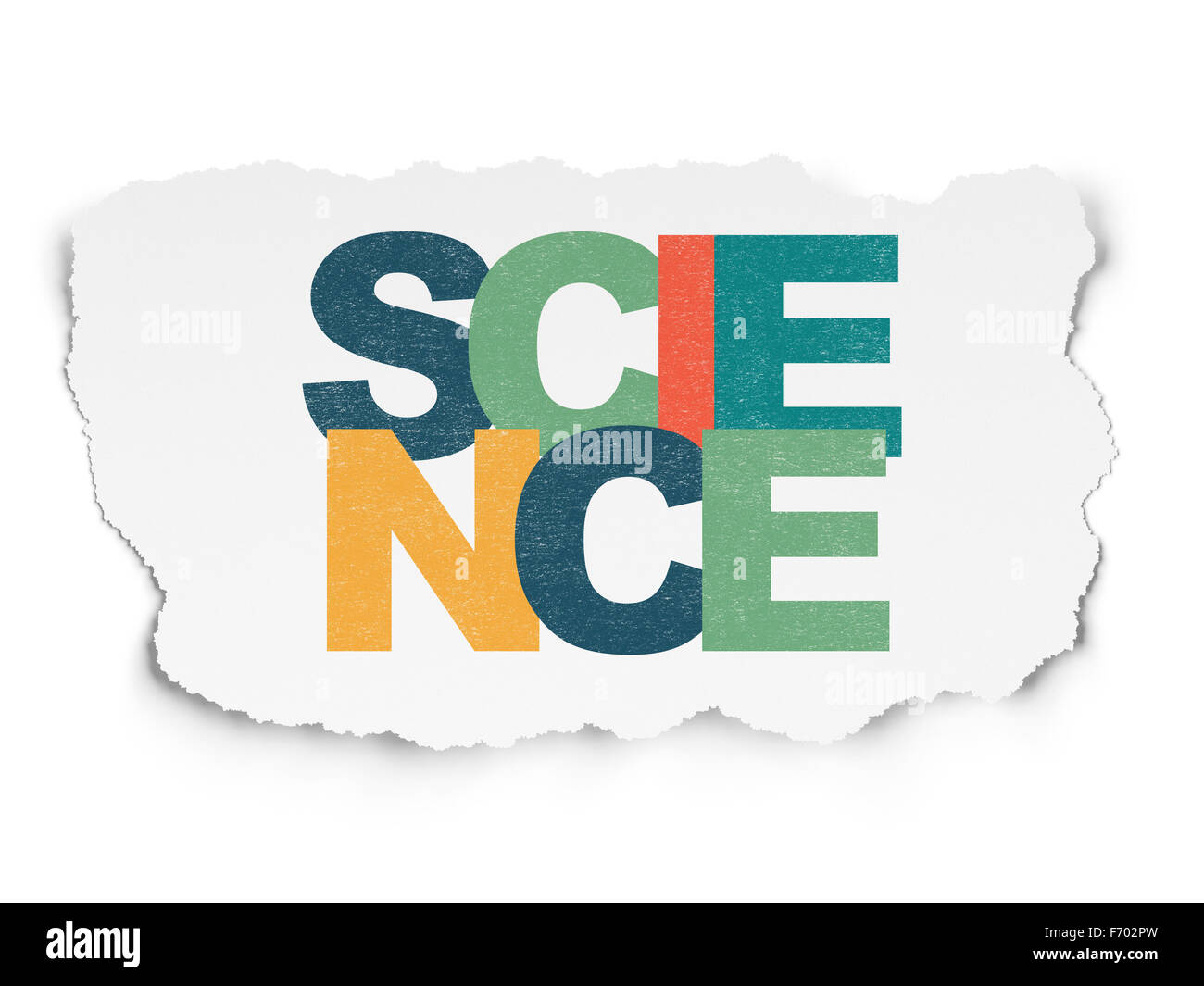 Science concept: Science on Torn Paper background Stock Photo - Alamy