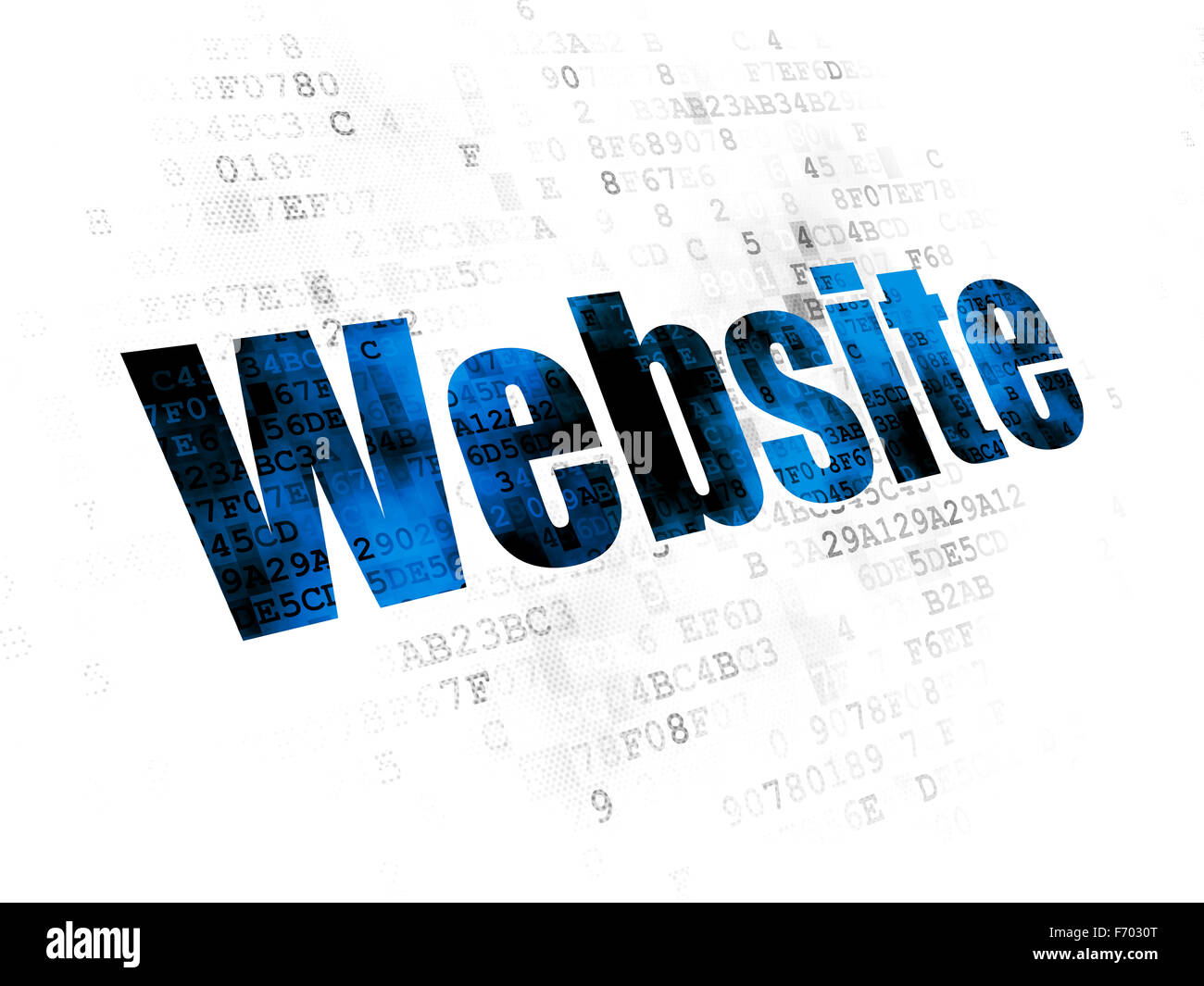 Web design concept: Website on Digital background Stock Photo - Alamy