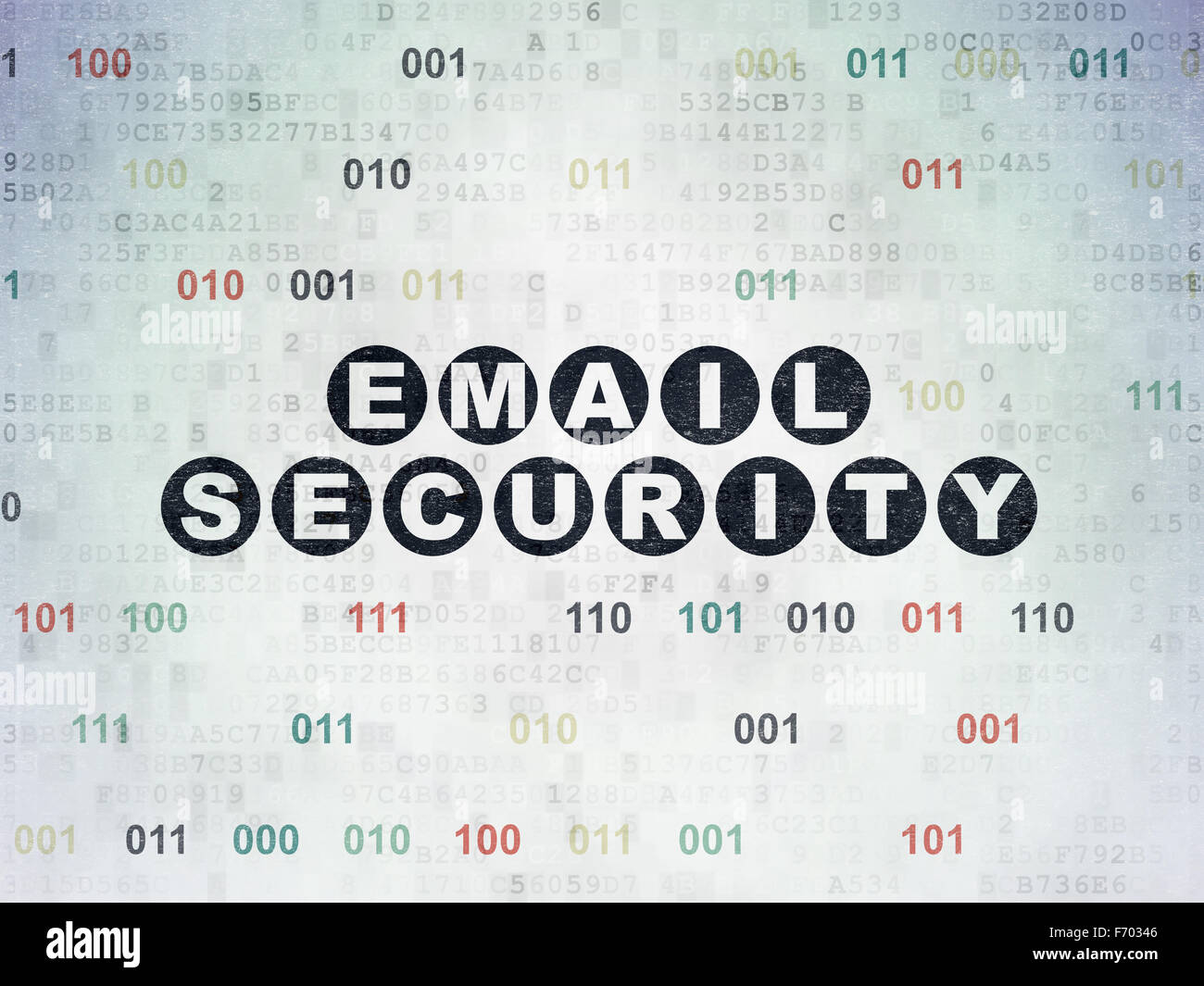 Privacy concept: Email Security on Digital Paper background Stock Photo ...