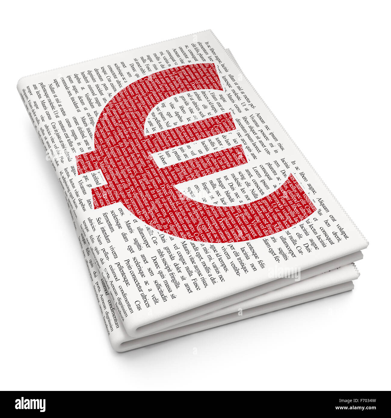 Money concept: Euro on Newspaper background Stock Photo - Alamy
