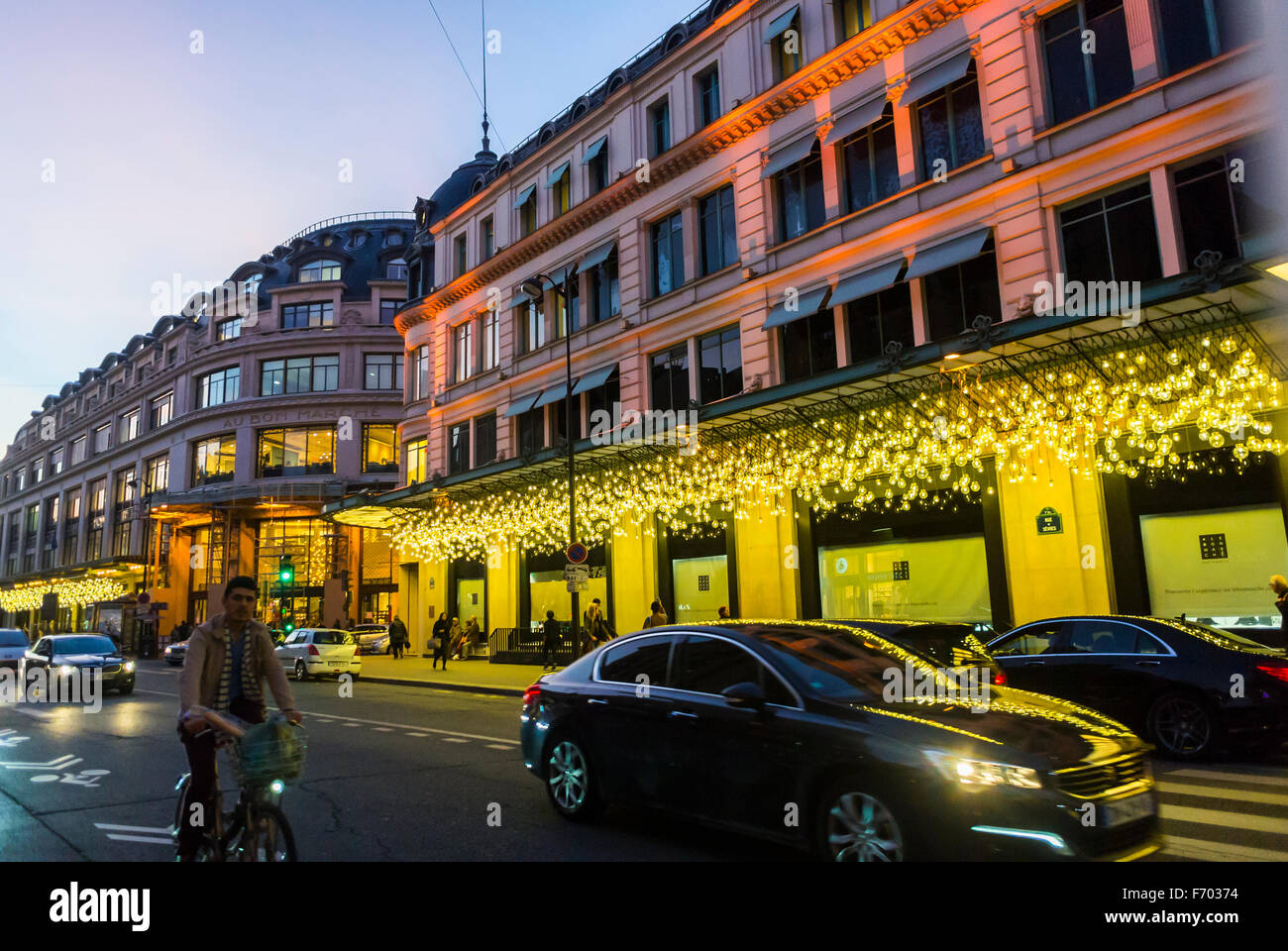Paris, France, People Christmas Shopping , French Department Stores ...