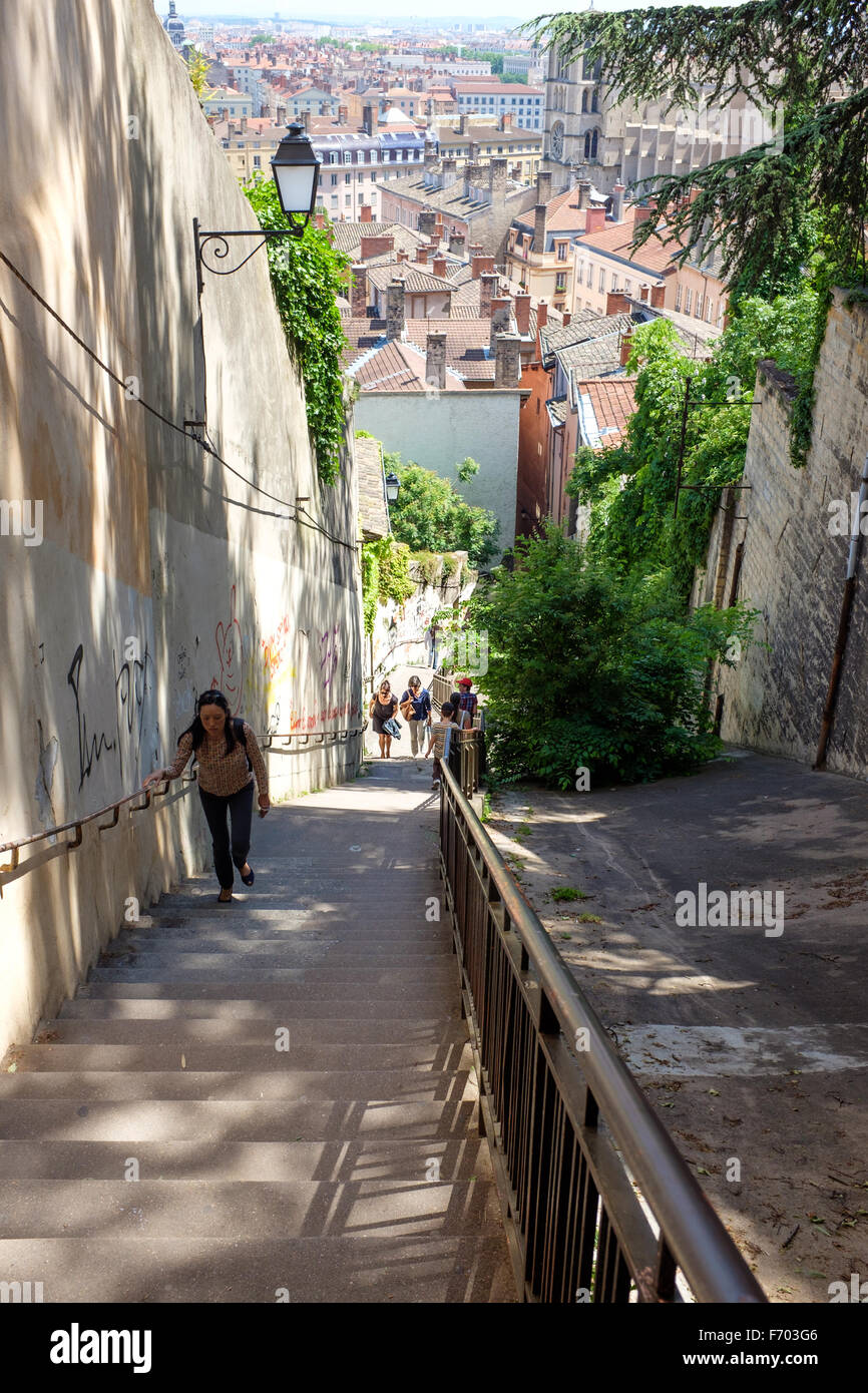 Steps stairs steep hill hi-res stock photography and images - Alamy