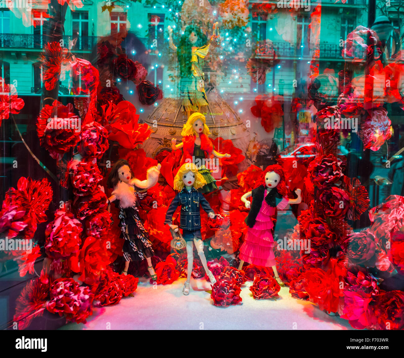 Paris, France, Christmas Shopping , French Department Stores ...