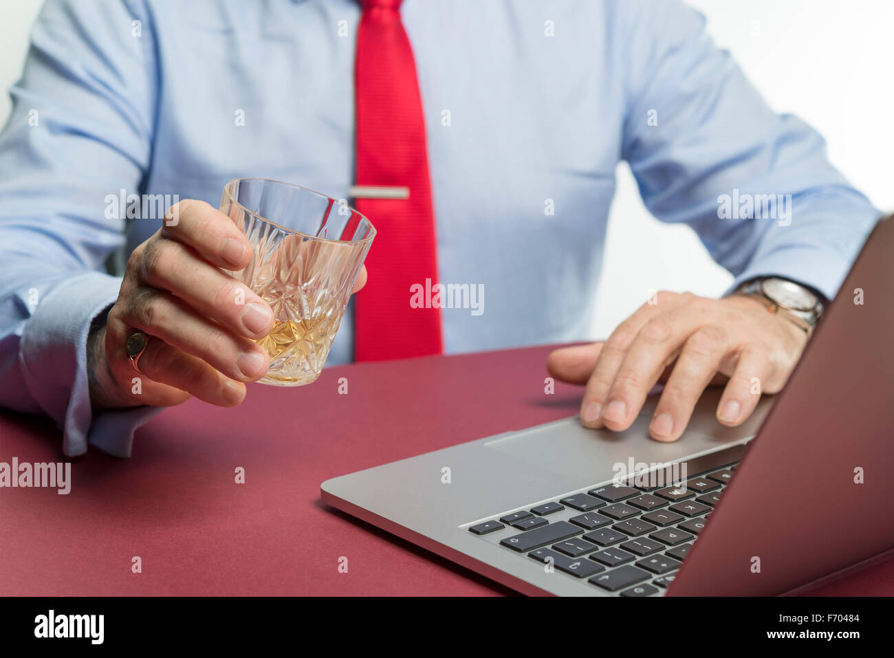 Work stressed man sitting desk hi-res stock photography and images - Alamy