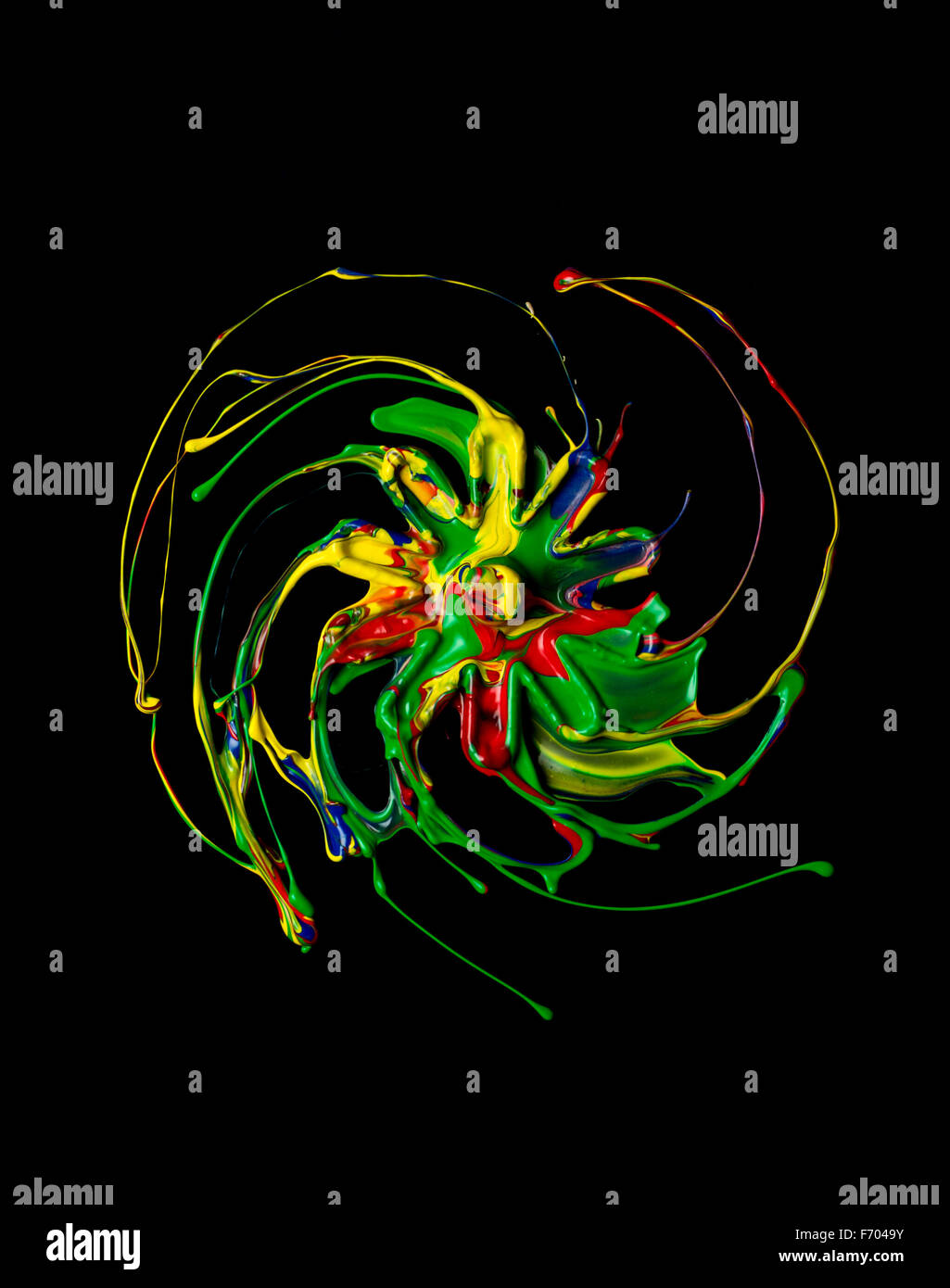 high speed image of paint streaking Stock Photo - Alamy