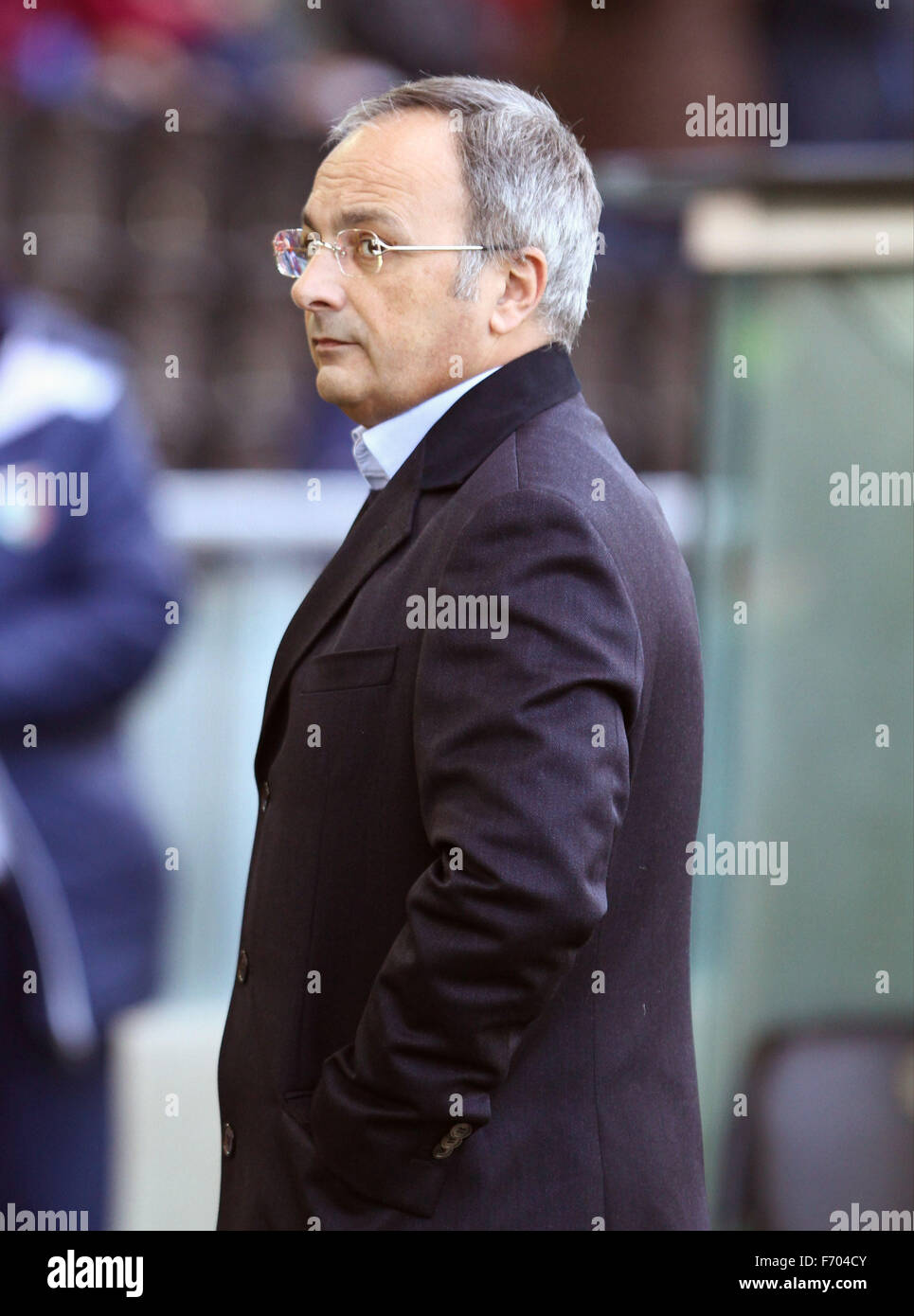 Udine, Italy. 22nd November, 2015. Franco Soldati, Udinese's President ...