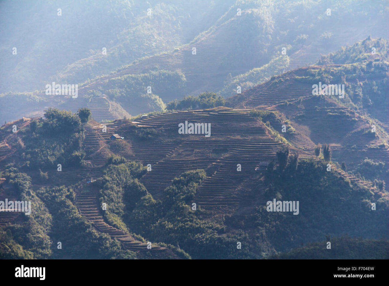 Rural landscape of Sa Pa, Vietnam Stock Photo - Alamy