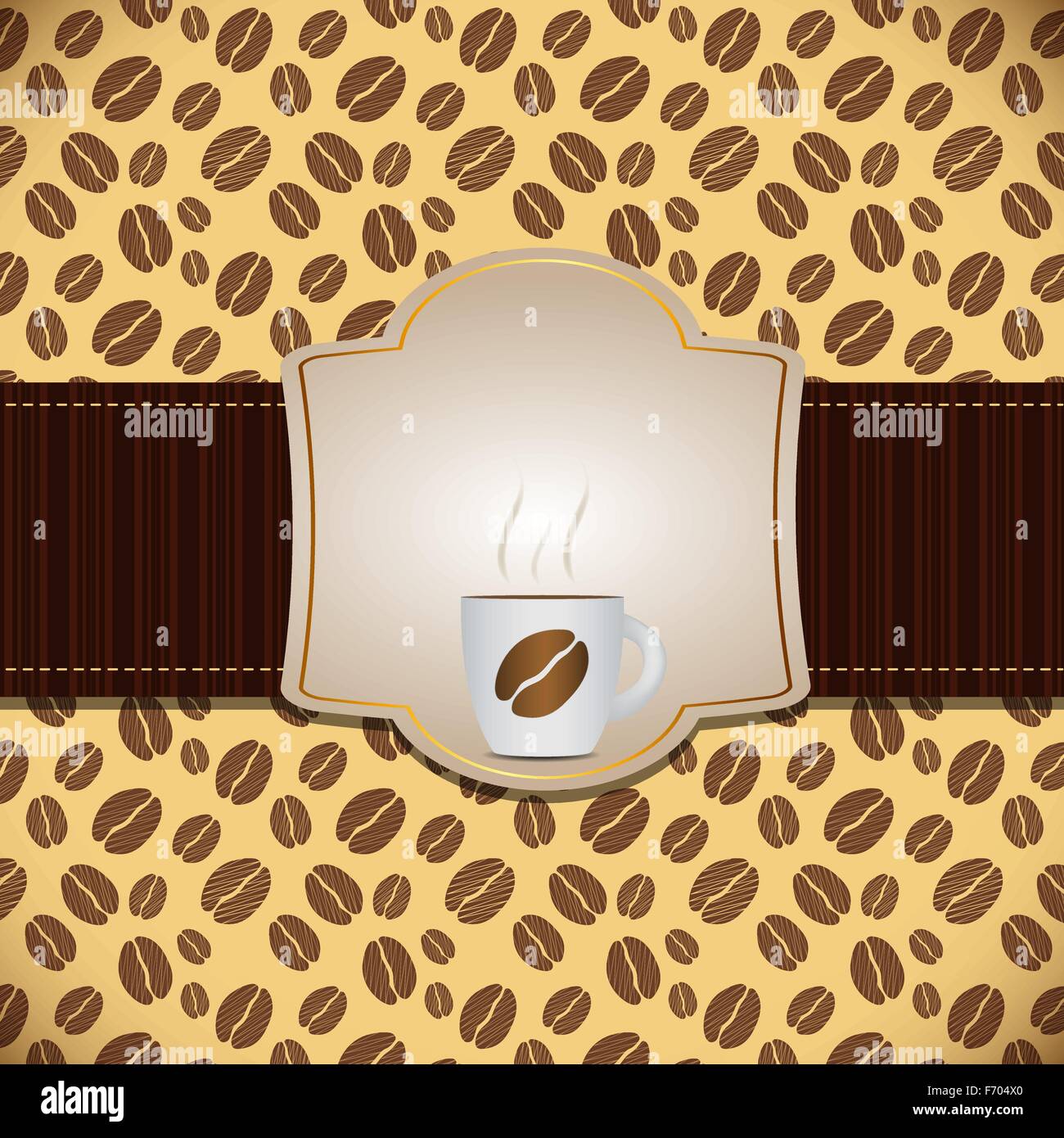 Coffee Template Background Vector Illustration Stock Vector Image & Art ...