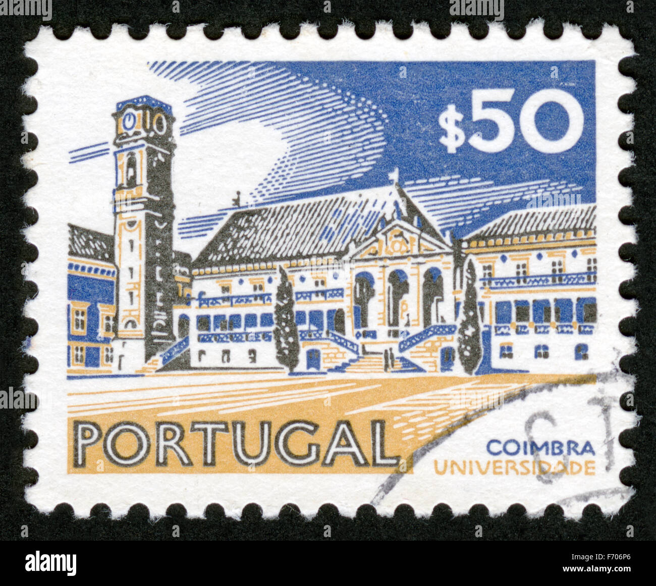 Portugal, architecture,postage stamp, building Stock Photo - Alamy