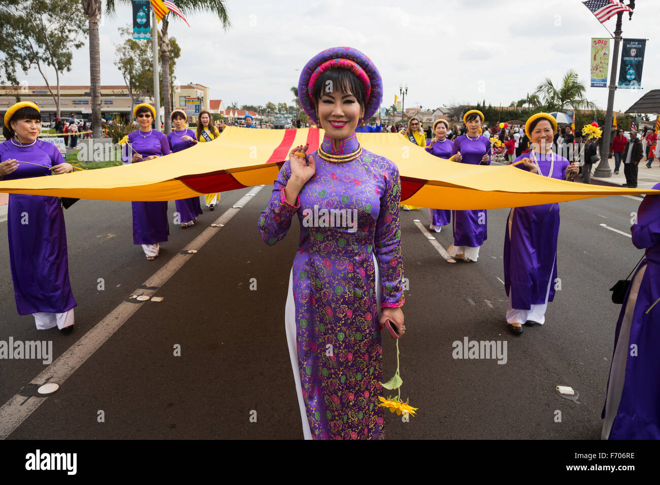 Orange County, City of Westminster, Southern California, USA, February ...