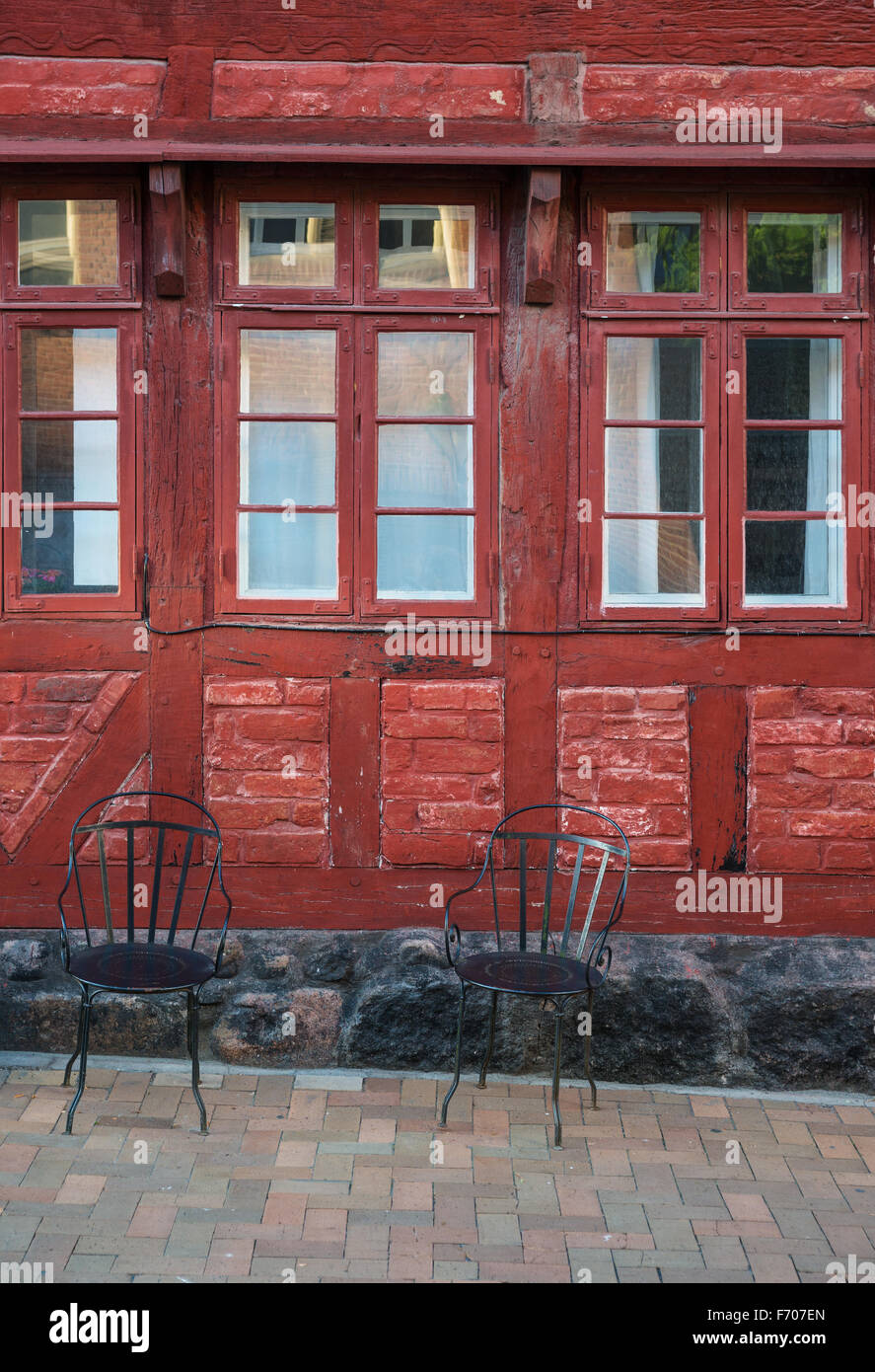 Old house in Odense, Funen island, Denmark Stock Photo - Alamy