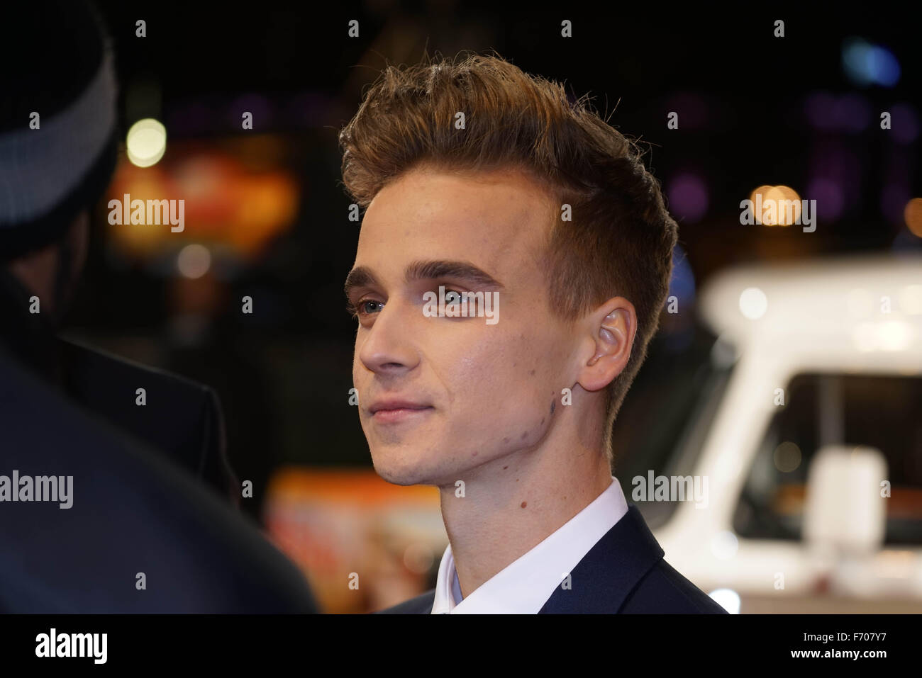 London, UK. 22nd November, 2015. Caspar Lee attends the World Premiere ...
