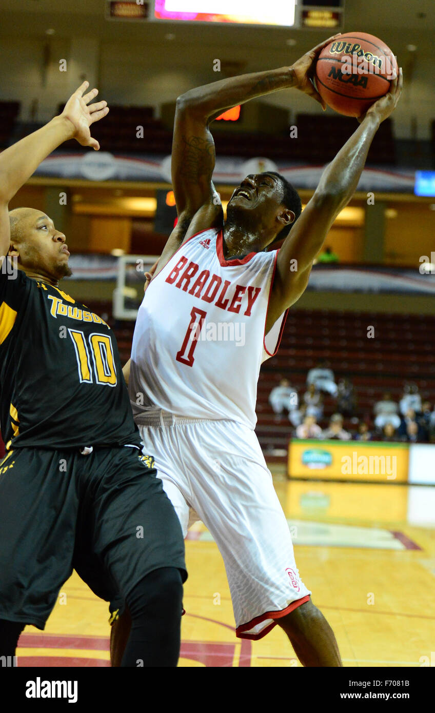 Charleston, South Carolina, USA. 22nd Nov, 2015. Bradley forward Donte ...