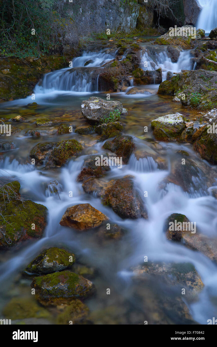 Source of Mundo river, Calares del Río Mundo, Riopar, Sierra de Alcaraz ...
