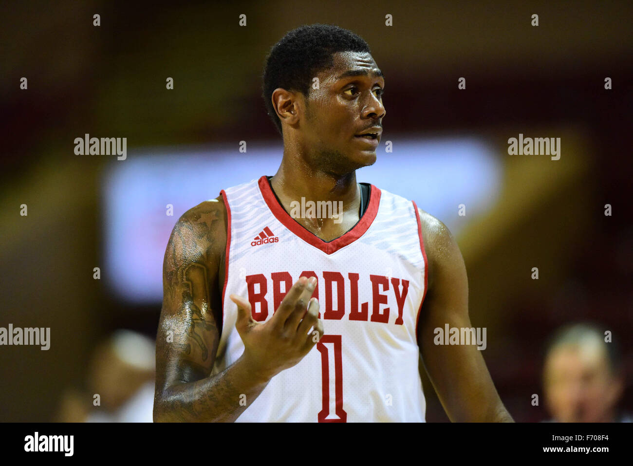 Charleston, South Carolina, USA. 22nd Nov, 2015. Bradley forward Donte ...