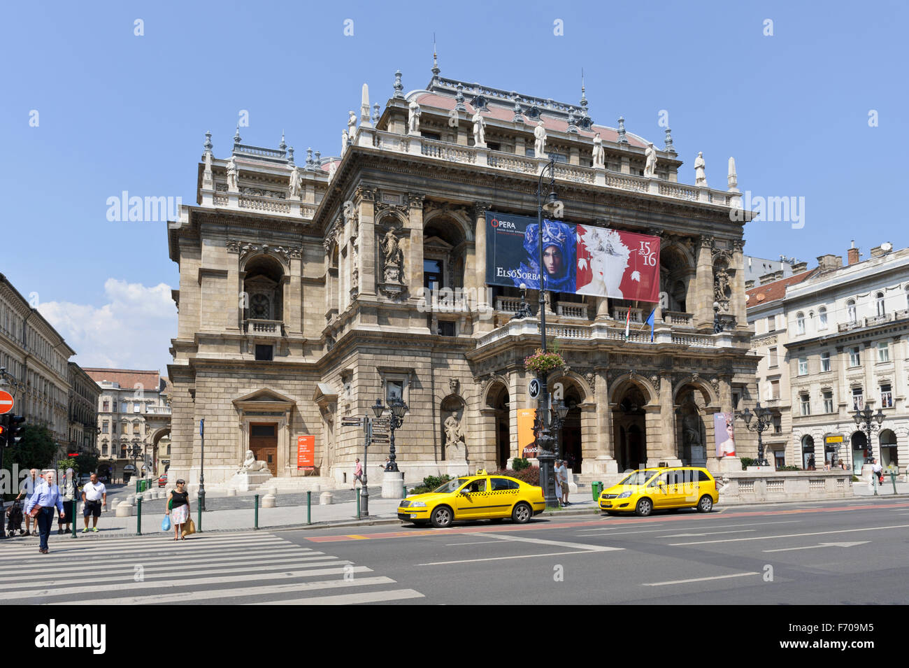 The Hungarian State Opera House in Budapest, Hungary Stock Photo - Alamy