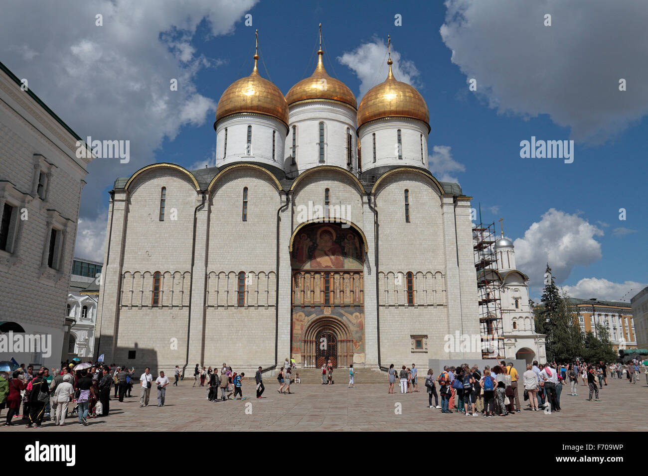 The Assumption Cathedral (or Cathedral of the Dormition) inside the ...
