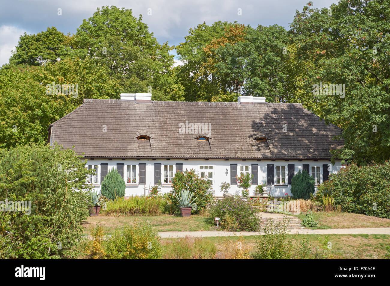Manor house in the Museum of the Mazovian Countryside in Sierpc, Poland ...