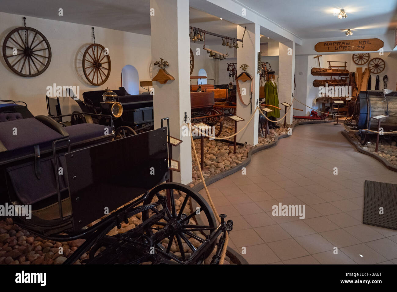 The Museum of the Mazovian Countryside in Sierpc, Poland. Collection of ...