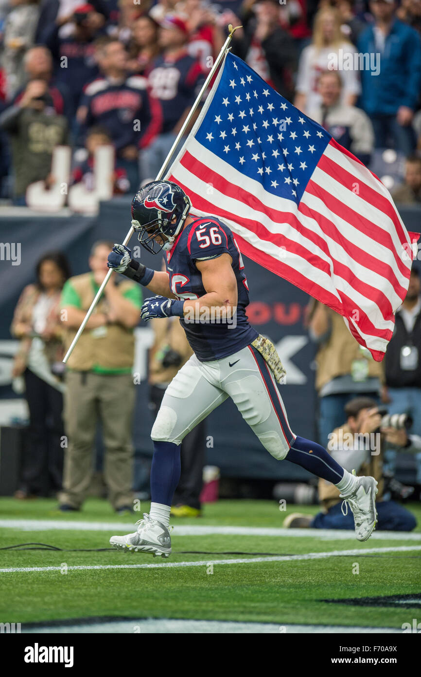 Houston, Texas, USA. 22nd Nov, 2015. Houston Texans inside linebacker ...