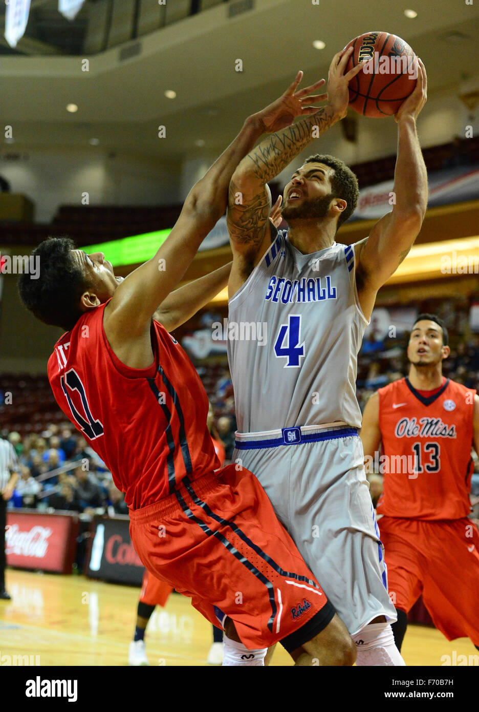 Seton Hall forward Braeden Anderson (4) during the NCAA Basketball game ...