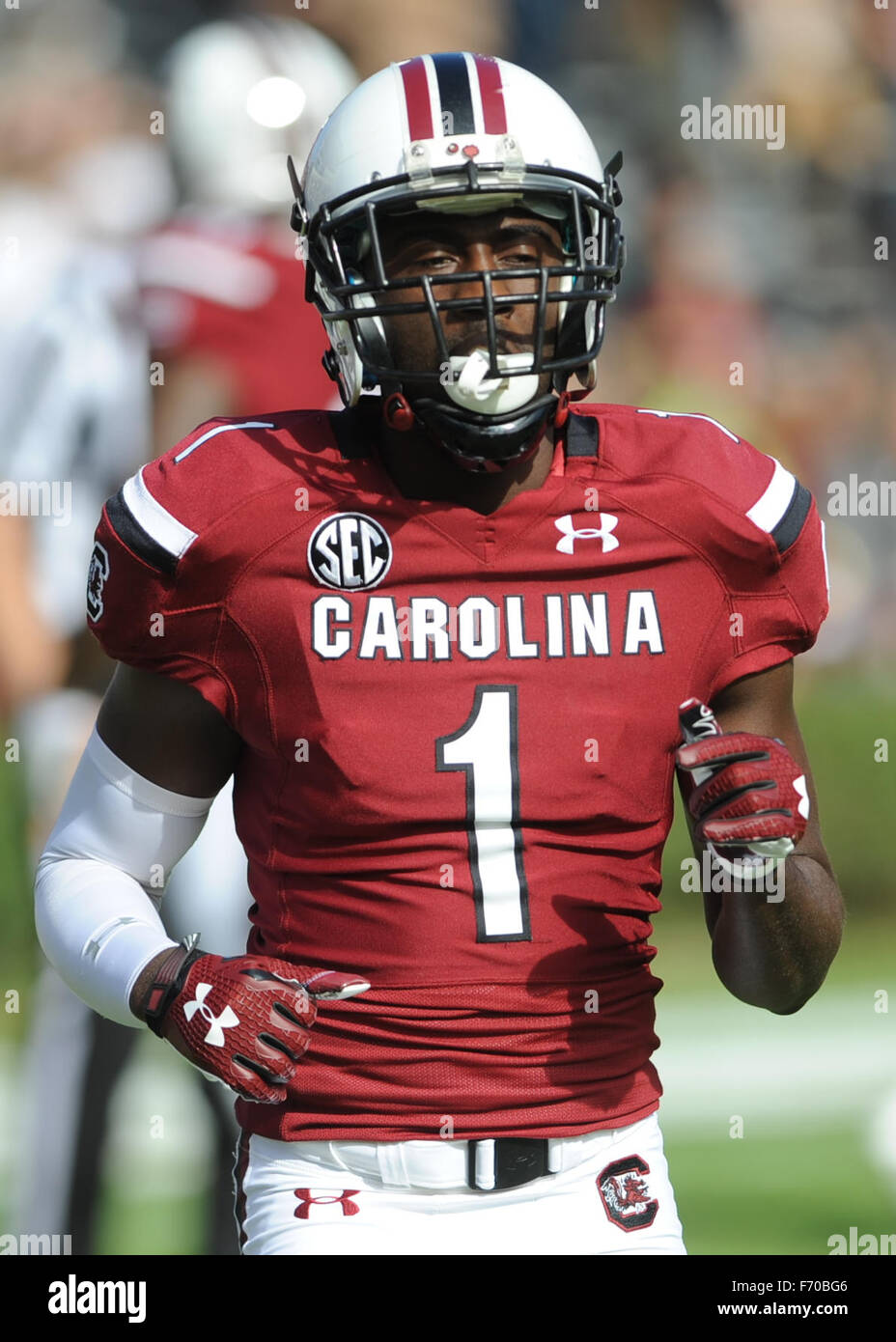 November 21 - Columbia, South Carolina, USA -.South Carolina WR Deebo ...