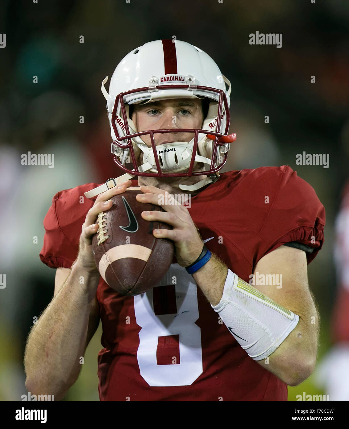 Palo Alto, CA. 21st Nov, 2015. Stanford Cardinal quarterback Kevin ...