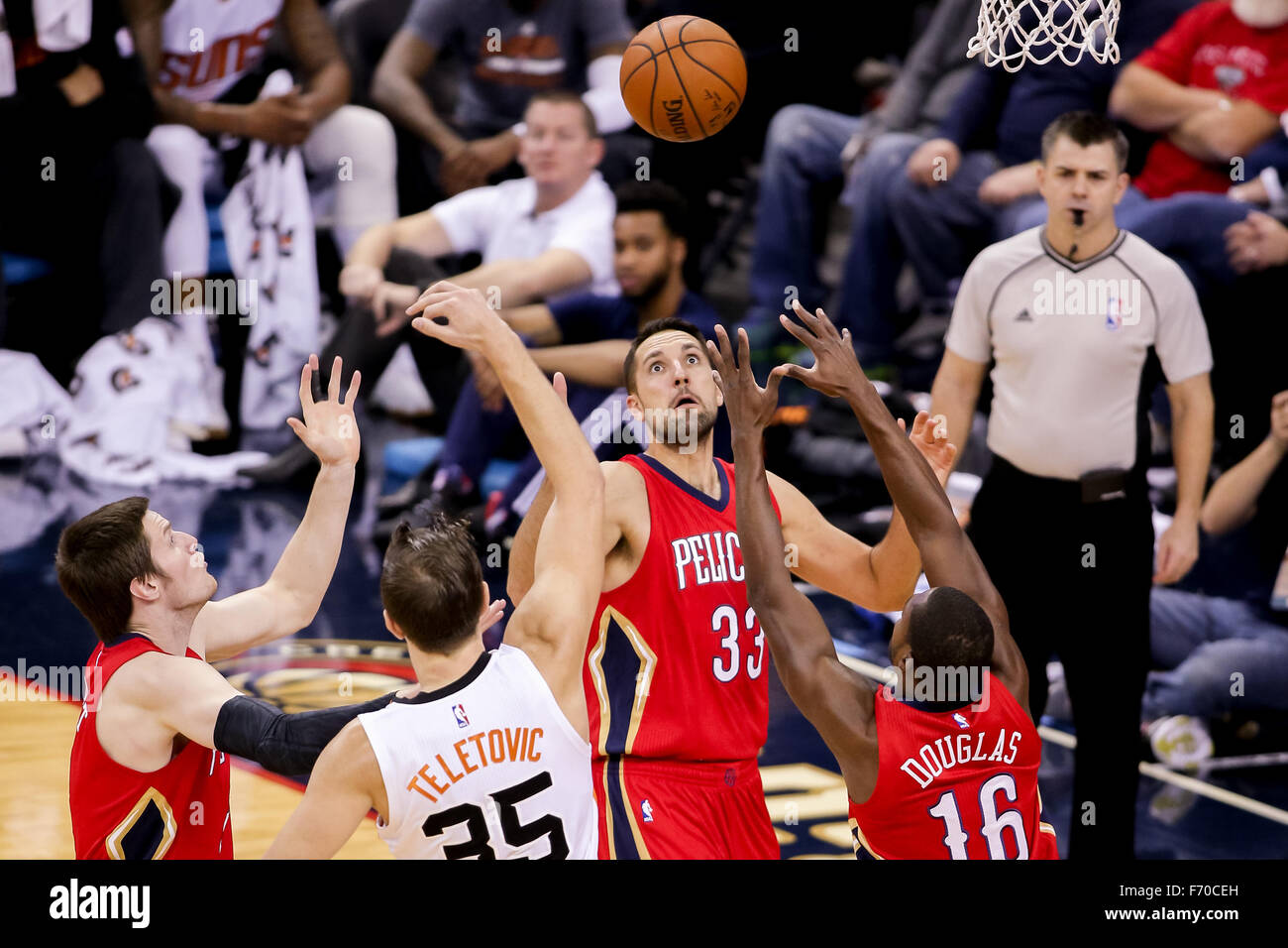 New Orleans, Louisiana, USA. 22nd Nov, 2015. New Orleans Pelicans ...