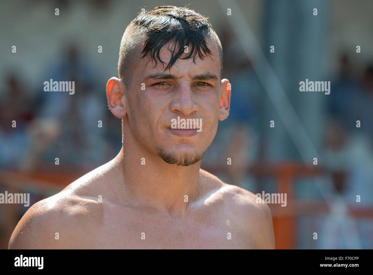 Kirkpinar 654th oil wrestling championships hi-res stock photography ...