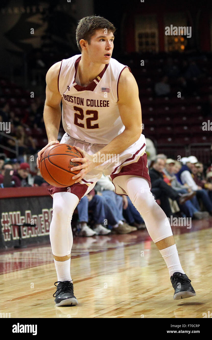 Boston boston college eagles guard matt milon 22 hi-res stock ...
