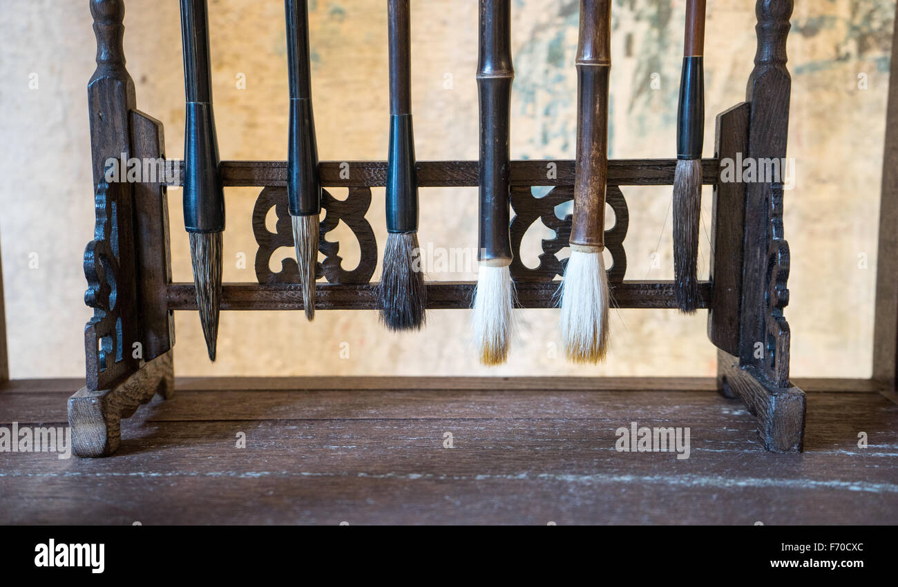 Calligraphy still life Stock Photo - Alamy