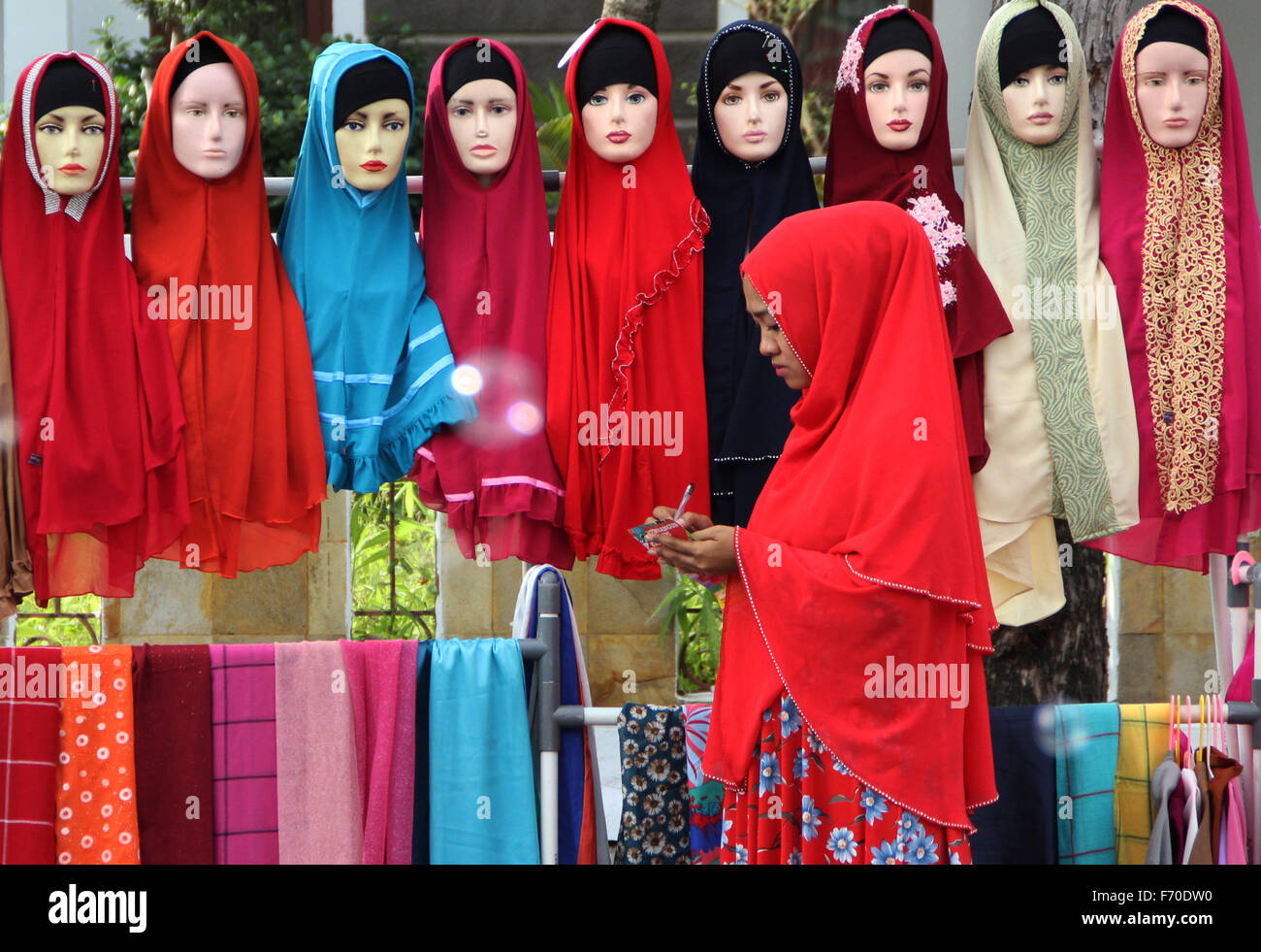 Muslim Fashion Cloth Indonesia High Resolution Stock Photography and ...