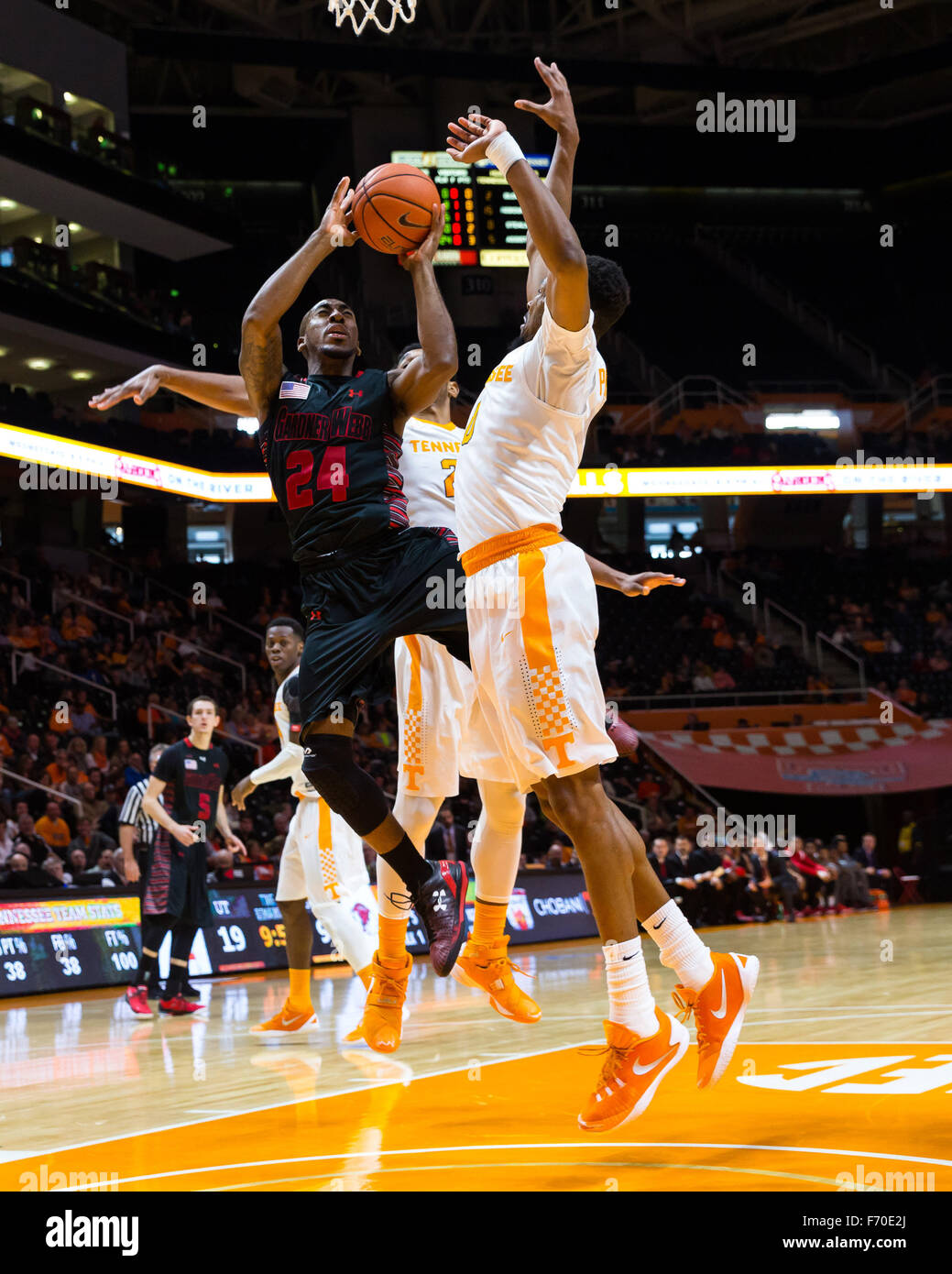 Knoxville, Tennessee, USA. November 22, 2015. Isaiah Ivey #24 of the ...