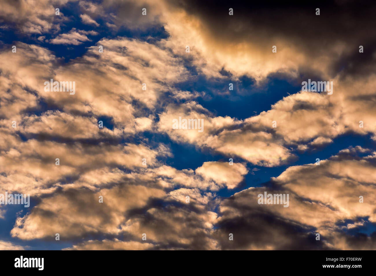 Colored Clouds at Sunset Stock Photo - Alamy