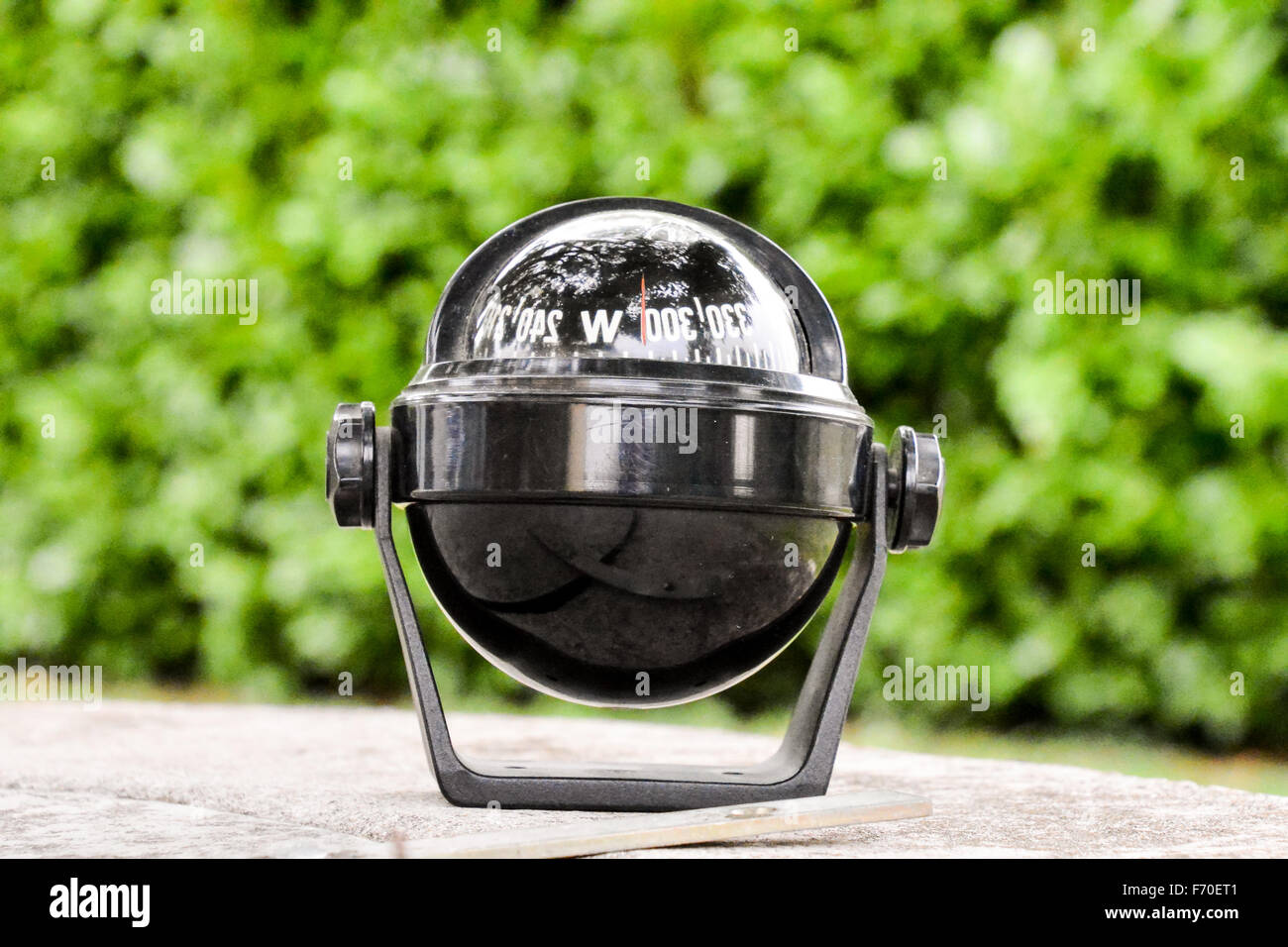Navigation Black Compass Stock Photo - Alamy