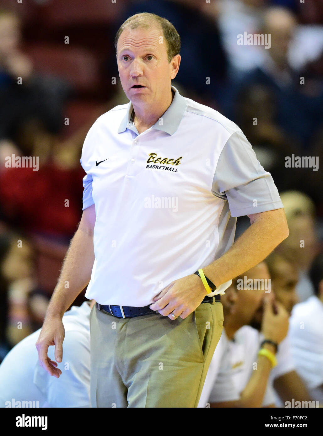 Charleston, South Carolina, USA. 22nd Nov, 2015. Long Beach State Head ...