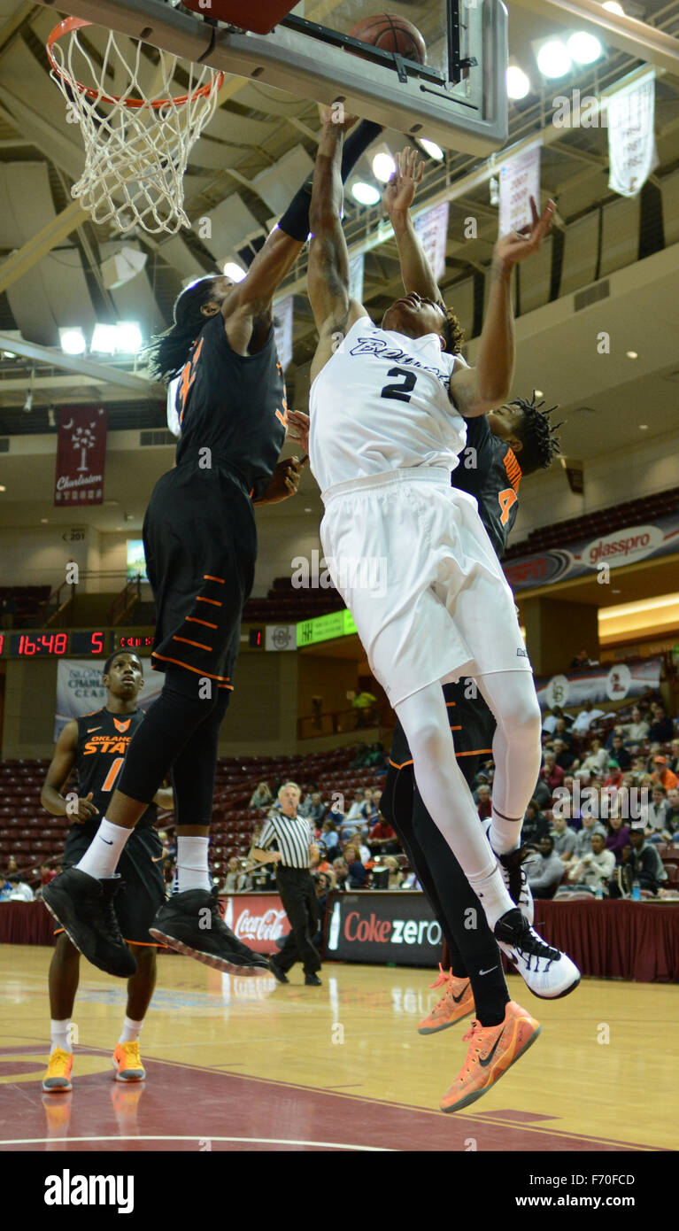 Charleston, South Carolina, USA. 22nd Nov, 2015. Long Beach State guard ...