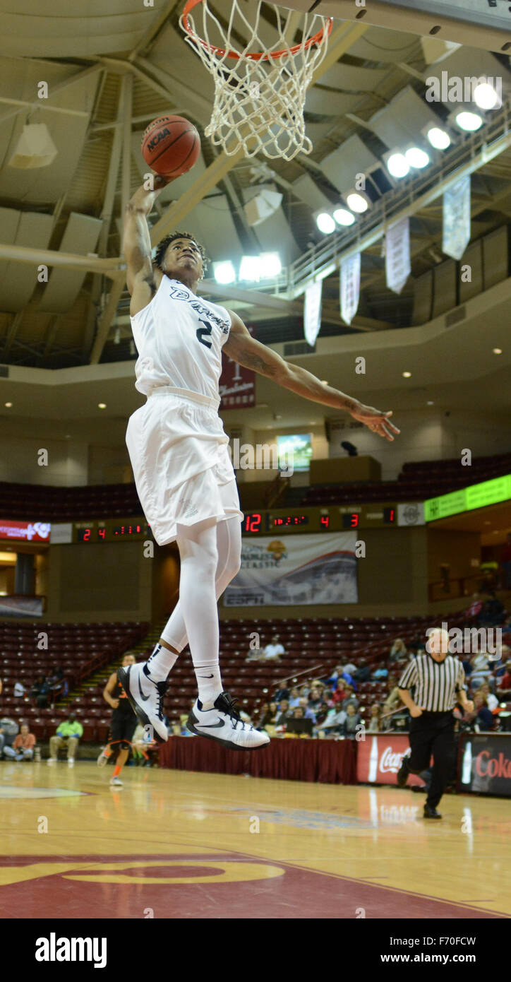 Charleston, South Carolina, USA. 22nd Nov, 2015. Long Beach State guard ...