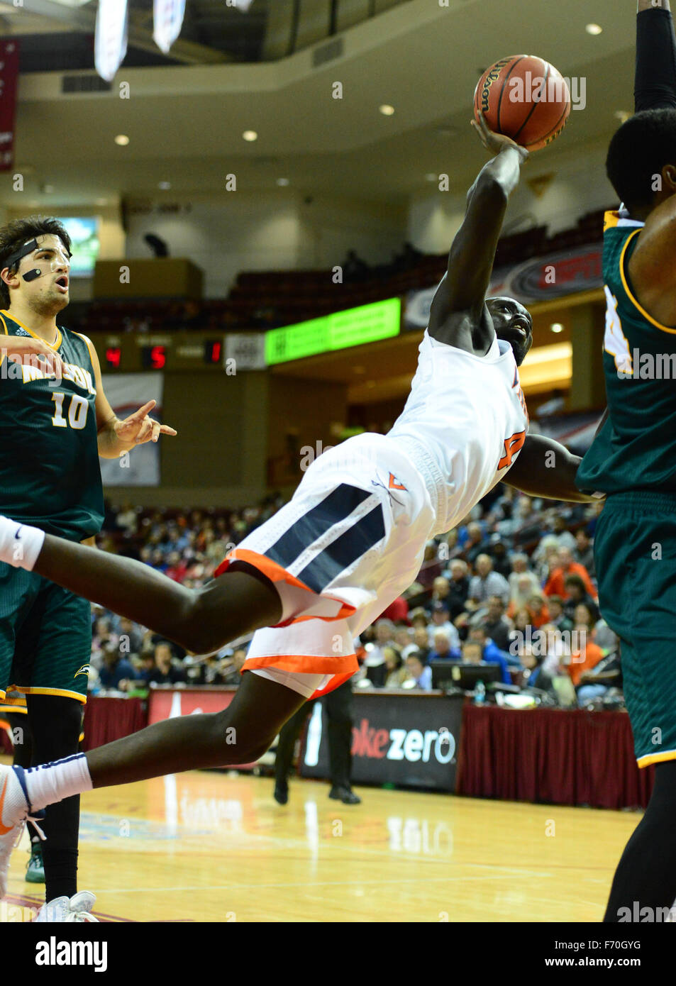 Virginia guard Marial Shayok (4) during the NCAA Basketball game ...