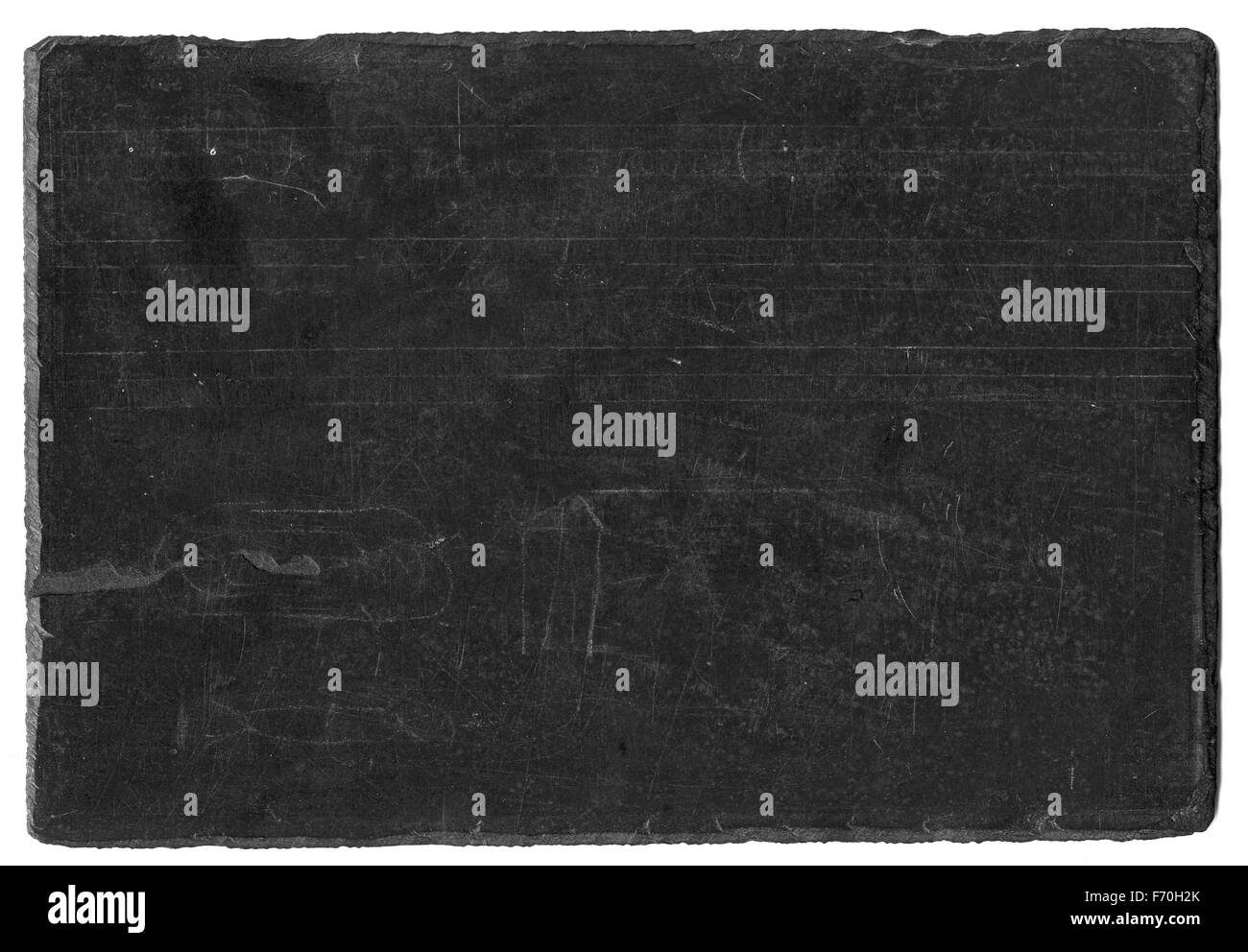 Antique slate chalkboard with lines and chiseled edges Stock Photo - Alamy