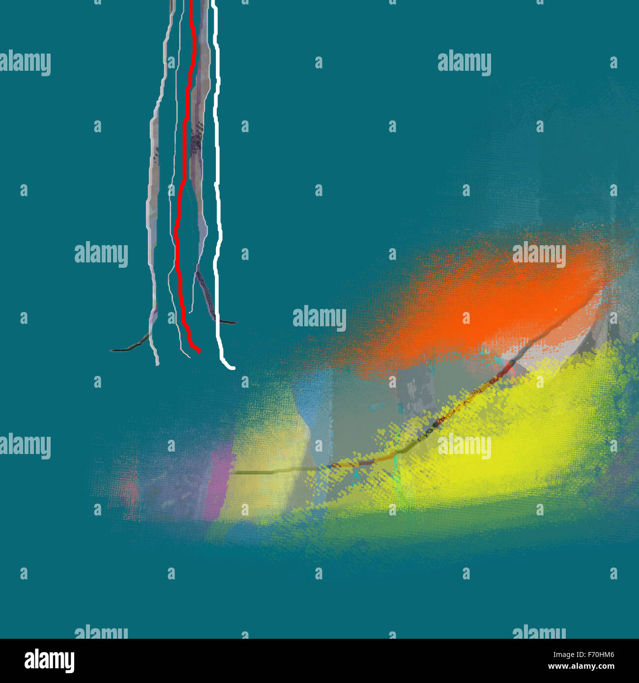 Abstract orange patches hi-res stock photography and images - Alamy