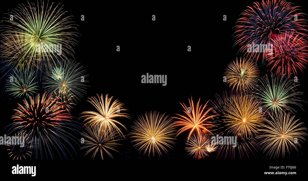 Fireworks border hi-res stock photography and images - Alamy