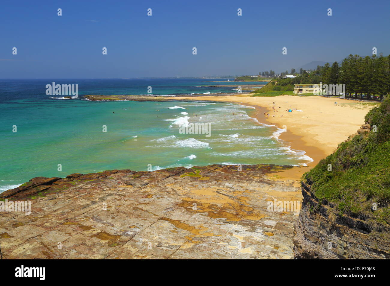 Coledale Beach and Surf Lifesaving Club - beachgoers enjoying a ...