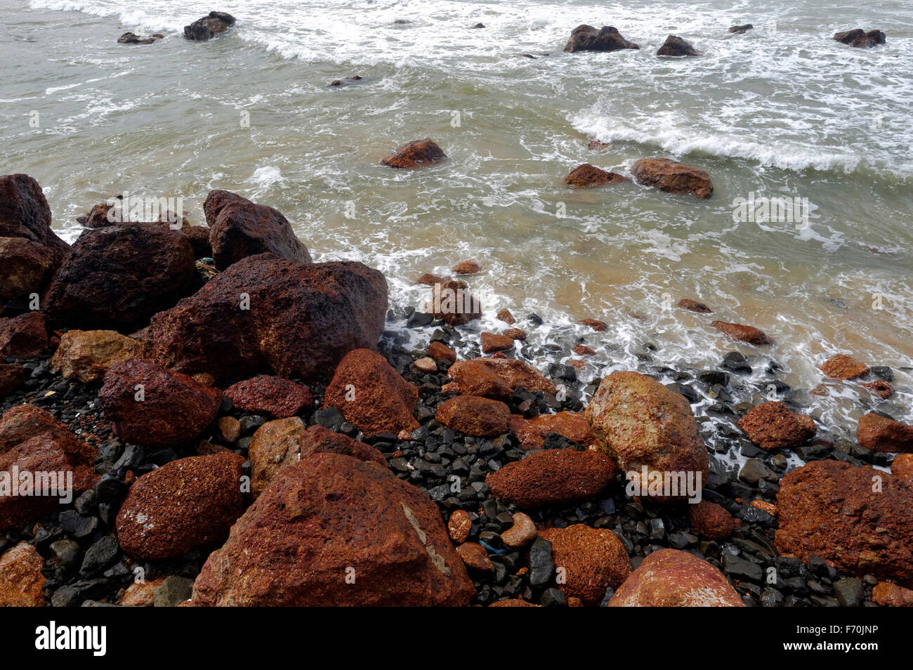 Beach, kunkeshwar, sindhudurg, maharashtra, india, asia Stock Photo - Alamy