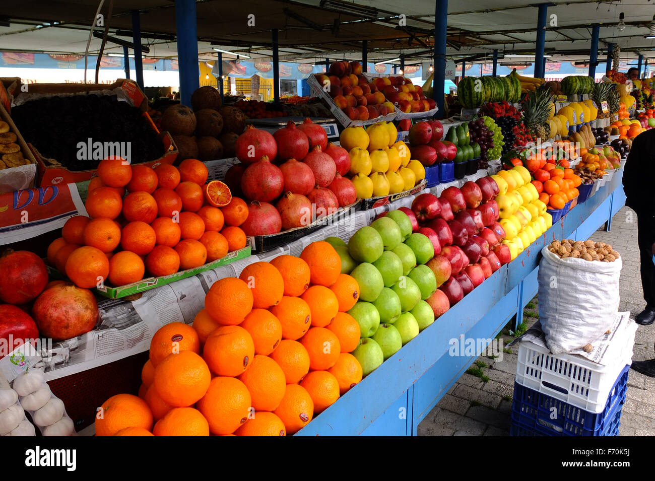 Fruit stall in Tirana, Albania Stock Photo - Alamy