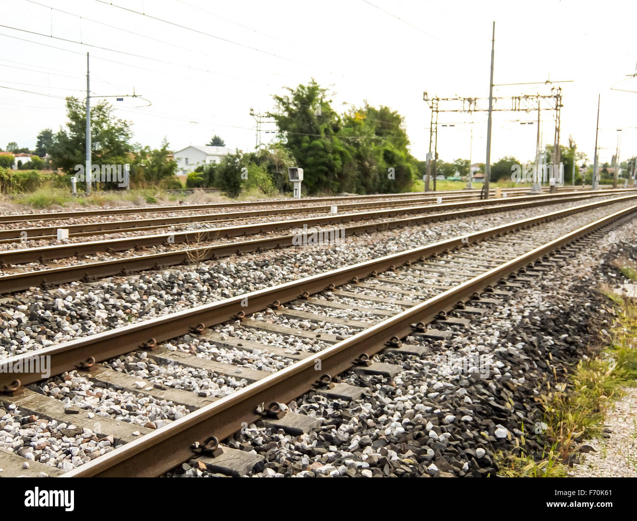 Train Rail Road Stock Photo - Alamy